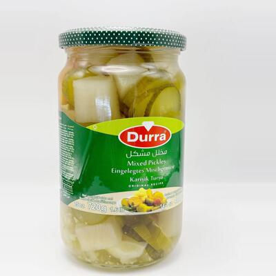 Pickled Cucumber Peppers约旦腌制蔬菜罐头辣椒 黄瓜 混合菜青瓜