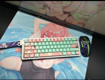 间谍过家家阿尼亚主题正刻键帽 适配Wootingez63made68 rs7雨75等