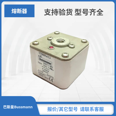 170M5412 170M5413 170M5414 170M5415巴斯曼Bussmann熔断器现货
