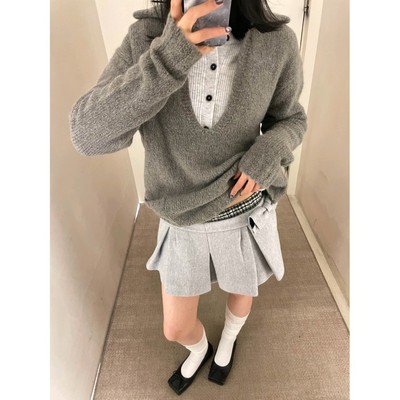 「格雷系少女」marchan毛衣开衫