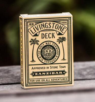 默默纸牌Livingstone playingcard美国原装利文斯通收藏扑克牌