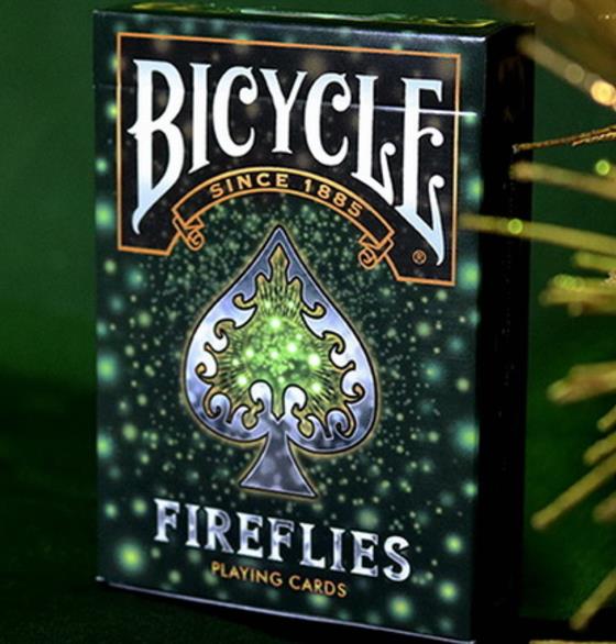 默默纸牌Bicycle Fireflies deck美国原装萤火虫收藏花切扑克牌