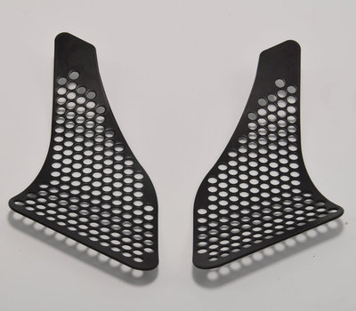 适用宝马R1200GS水鸟13-19进气保护网304加厚不锈钢黑色挡石罩