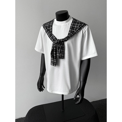 特P45 无差价新款夏季潮流设计百搭短袖T恤-HT10301 假模风