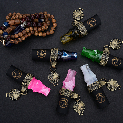 适配阿尔法赫水烟吸嘴树脂烟嘴木质项链佛珠hookah Mouthpieces