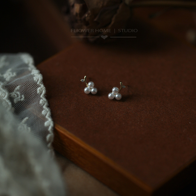 花宿家甜美精致女小巧耳钉