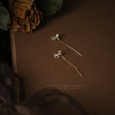 花宿家耳线精致闪亮气质