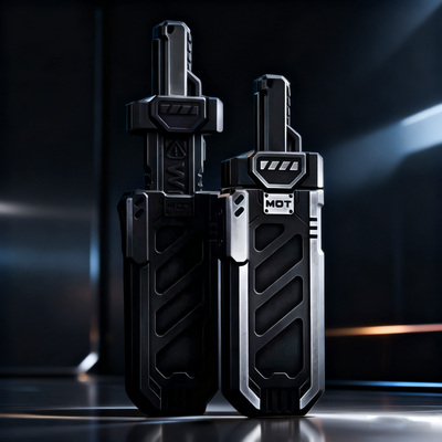 EDC MOT锯剑裂空 按压推牌机械随身高端金属玩具潮玩解压指尖陀螺