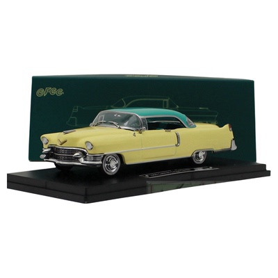 1:43 GFCC凯迪拉克Cadillac帝威DeVille 1955双门轿跑车模型黄绿
