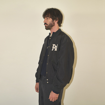 复古水洗短款英文刺绣薄款外套