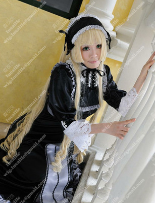 GOSICK维多利加奶金100厘米大卷发大小姐温柔cosplay假发
