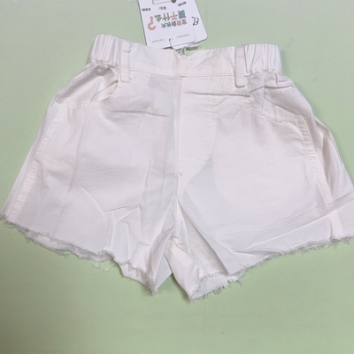 宝儿w白色短裤，断码福利，0937