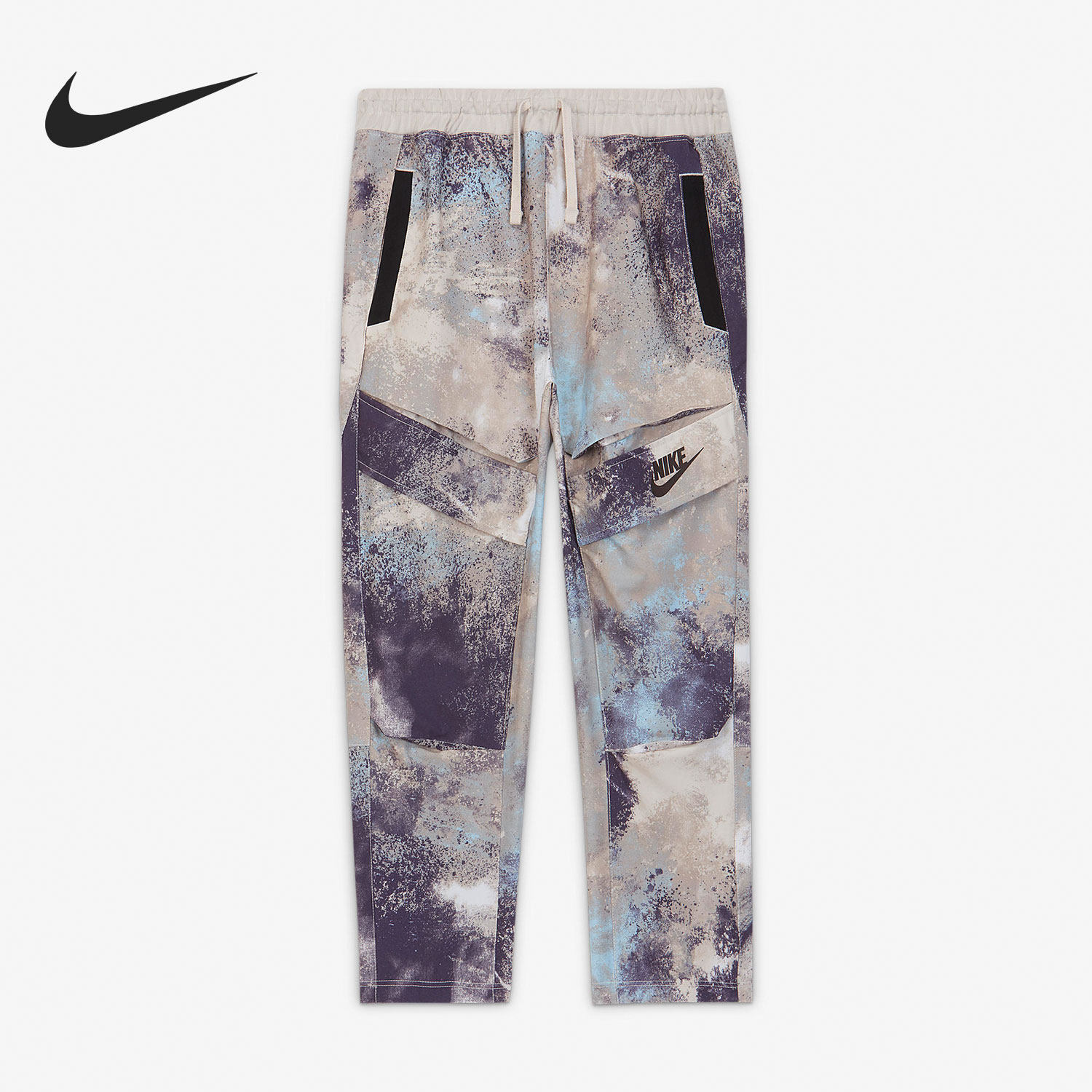 Nike/耐克正品2021春季新款大童时尚休闲舒适运动长裤 DA0831-008_虎窝淘