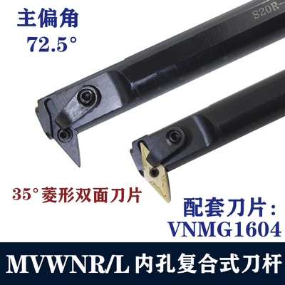72.5度复合式内孔S32T-MVWNR16