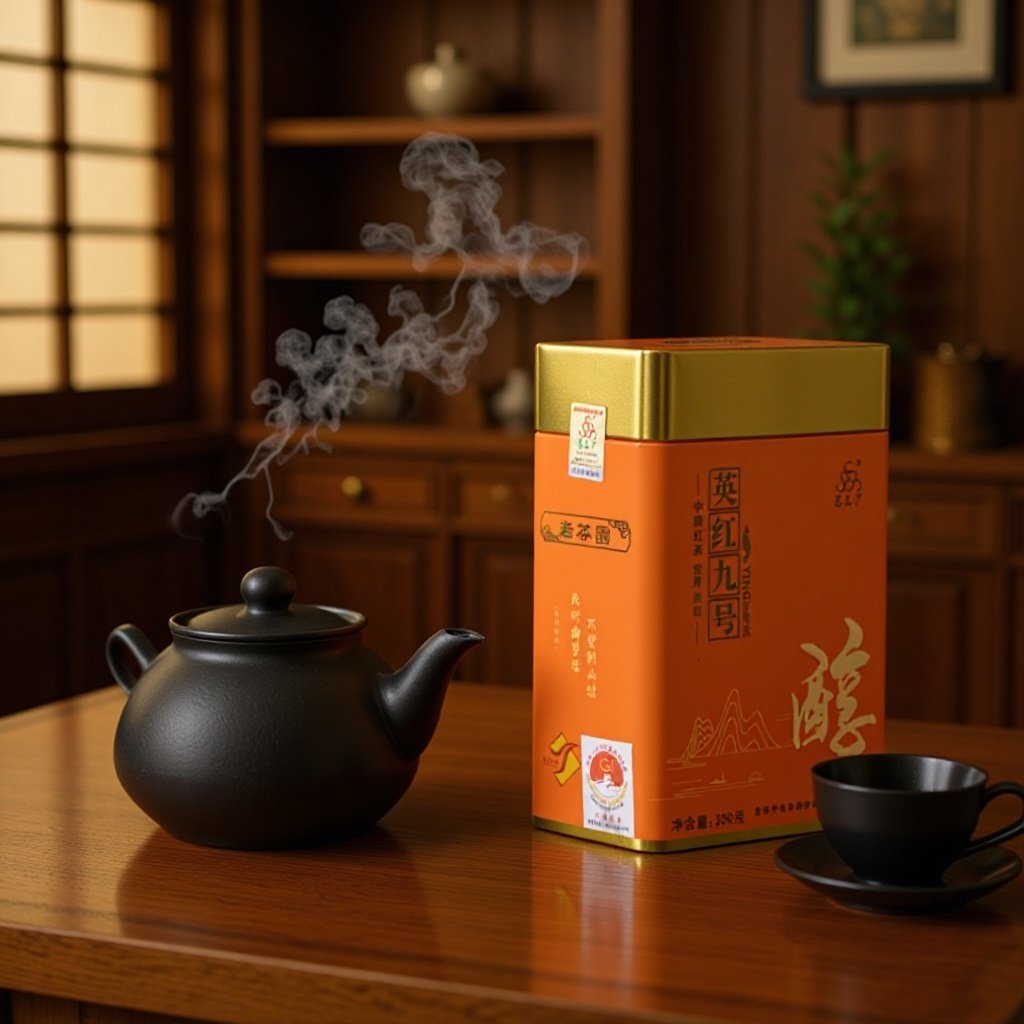 广东大德昌茗茶园英红九号红茶一级蜜香盒装500g特色产区茶叶罐装