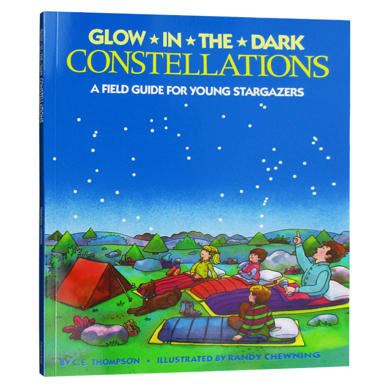 在黑暗中发光的星座 Glow in the Dark Constellations 英文原版天文学启蒙绘本 进口书籍
