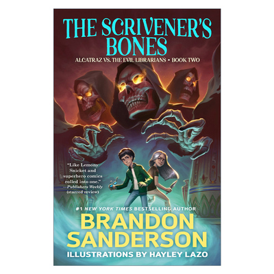 英文原版 The Scrivener's Bones Alcatraz vs. the Evil Librarians 阿尔卡特拉兹与书籍骨头 英文版 进口英语原版书籍