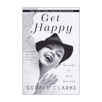英文原版 Get Happy 快乐起来 朱迪·嘉兰传 奥斯卡 格莱美奖得主 Gerald Clarke 英文版 进口英语原版书籍