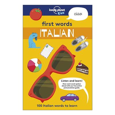 英文原版 Lonely Planet First Words Italian 孤独星球给孩子的意大利语单词书 英文版 进口英语原版书籍