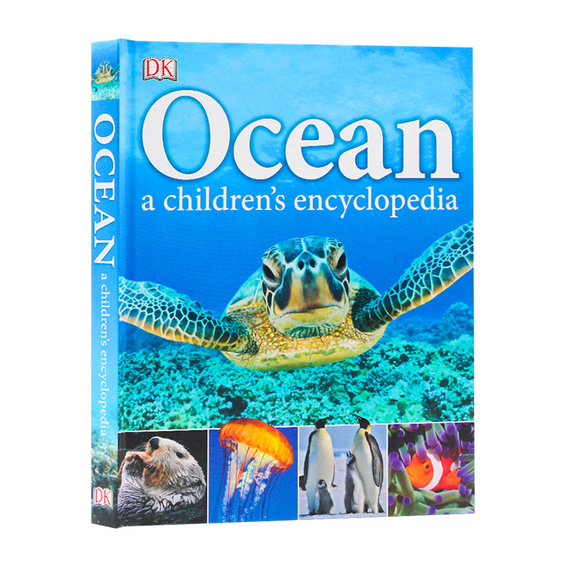DK海洋儿童百科全书 Ocean A Children's Encyclopedia英文原版海洋生物启蒙认知书全彩插图图解精装_虎窝淘