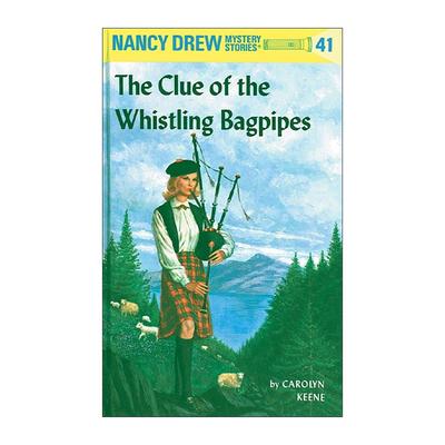 英文原版 Nancy Drew 41 the Clue of the Whistling Bagpipes 南希德鲁系列41 风笛呼啸的线索 儿童悬疑推理小说 Carolyn Keene