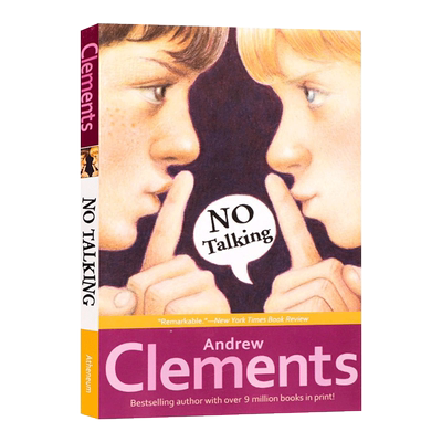 No Talking 不要说话 Andrew Clements 安德鲁 克莱门斯 英文原版儿童课外英语读物 进口英语书籍