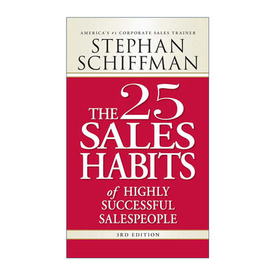 英文原版 The 25 Sales Habits of Highly Successful Salespeople成功销售人员的25个销售习惯 DEL管理集团总裁Stephan Schiffman