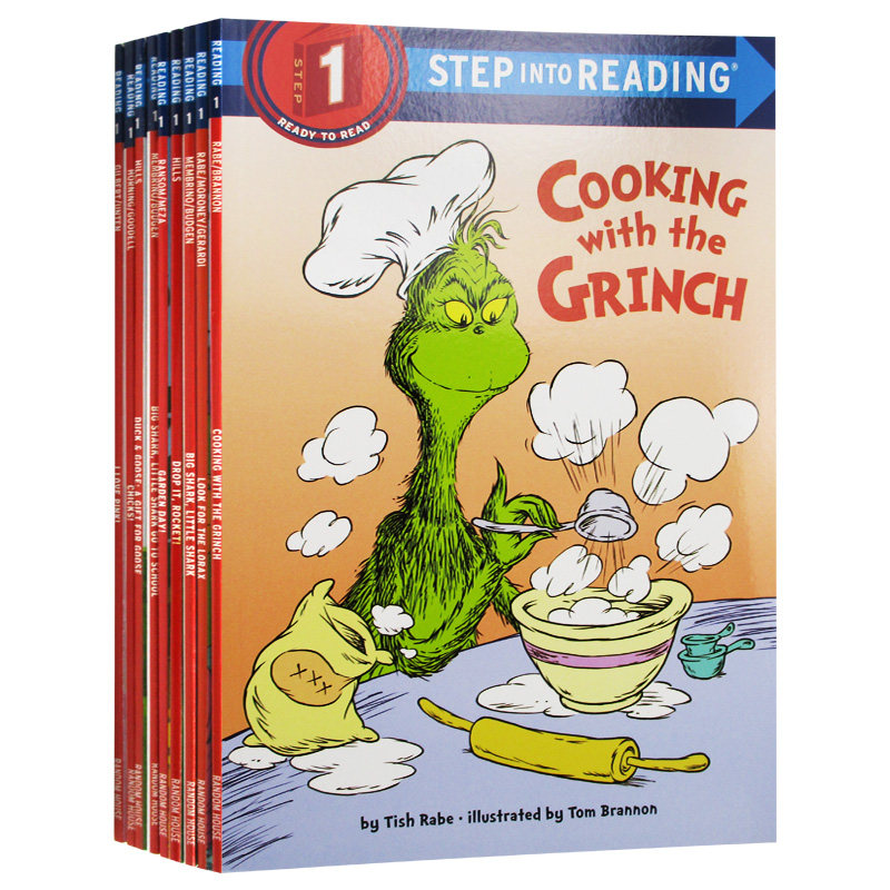 Step into Reading 1美国企鹅兰登经典分级读物兰登英语第一阶段9册英文原版绘本进口英语童书籍_虎窝淘