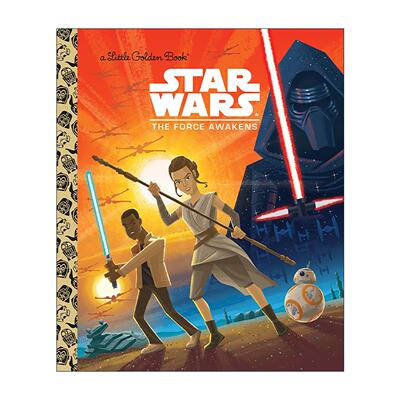 英文原版 Star Wars The Force Awakens Little Golden Book 星球大战 原力觉醒 兰登书屋精装小金书 英文版 进口英语原版书籍