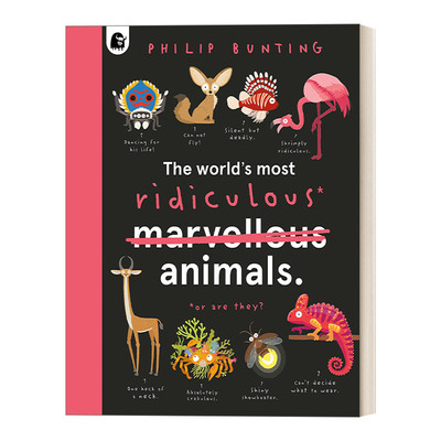 The World's Most Ridiculous Animals 世界上荒谬的动物 精装插画动物科普绘本