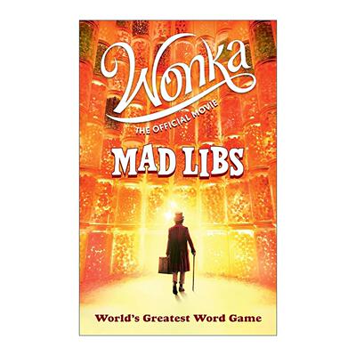 英文原版 Wonka 旺卡 电影版 疯狂填词游戏 儿童益智活动书 罗尔德达尔 英文版 进口英语原版书籍