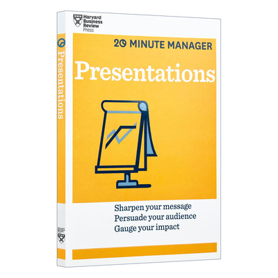 英文原版 Presentations HBR 20-Minute Manager Series 演讲 哈佛商业评论二十分钟管理丛书系列 英文版 进口英语原版书籍