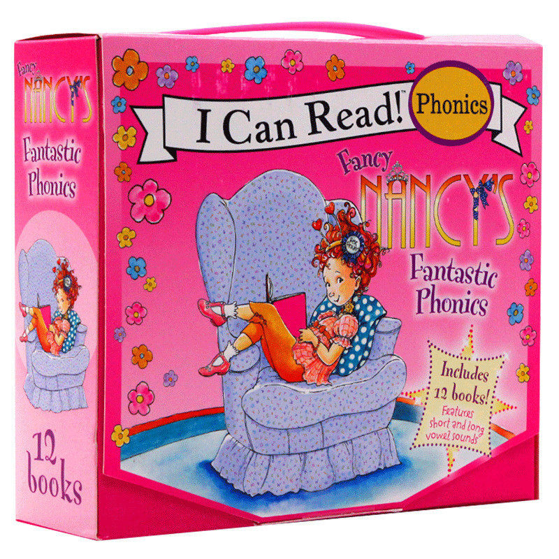漂亮南希12本 Fancy Nancys Fantastic Phonics My First I Can Read 英文原版儿童分级读物 ...