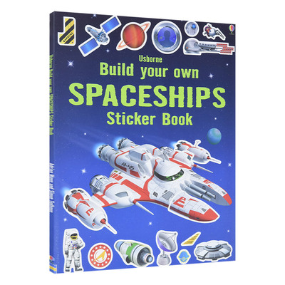 Build your own Spaceships Sticker book 建立自己的宇宙飞船贴纸书