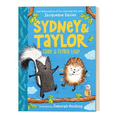 英文原版 Sydney and Taylor Take a Flying Leap 臭鼬悉尼和刺猬泰勒2 空中飞跃 杰奎琳戴维斯文 绘本 英文版 进口英语原版书籍