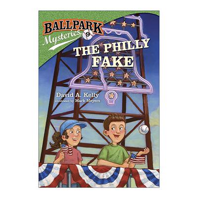 英文原版 Ballpark Mysteries #9 The Philly Fake 棒球场之谜09 费城假案 儿童推理章节桥梁故事书 英文版 进口英语原版书籍