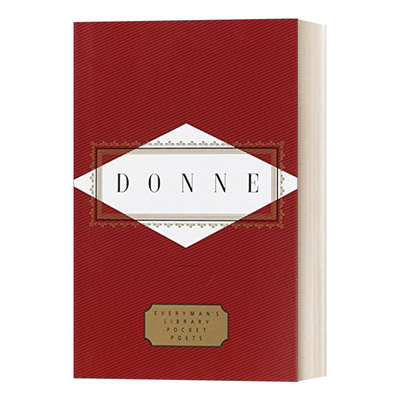 英文原版 Donne Poems Everyman's Library Pocket Poets Series 约翰 邓恩诗选 人人图书馆精装收藏版 英文版 进口英语原版书籍