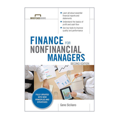英文原版 Finance for Non-Financial Managers 写给非财务人员的财务课 第2版 英文版 进口英语原版书籍