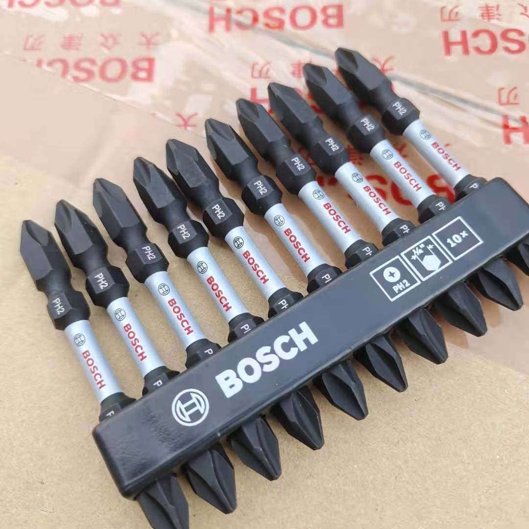 博世抗冲击长寿十字批头 PH2-65带磁性 L65mm电动螺丝刀头_虎窝淘