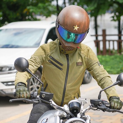 uglyBROS丑兄弟摩托车骑行服复古哈雷机车骑士服防摔男夹克四季