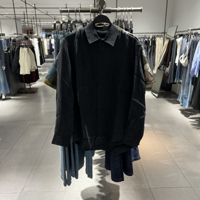 UR国内代购2026春季男装简约休闲百搭翻领开襟长袖衬衫UMF260030