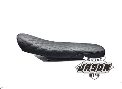 摩托车天俊复古改装毛毛虫