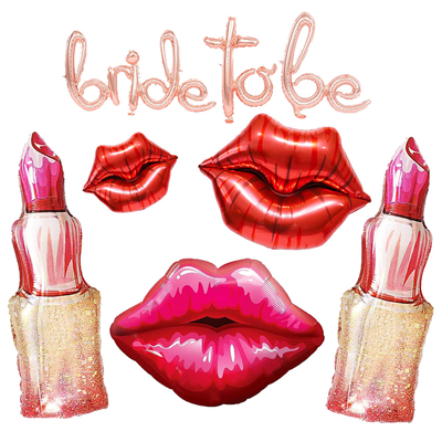 bridetobe口红嘴唇告白气球