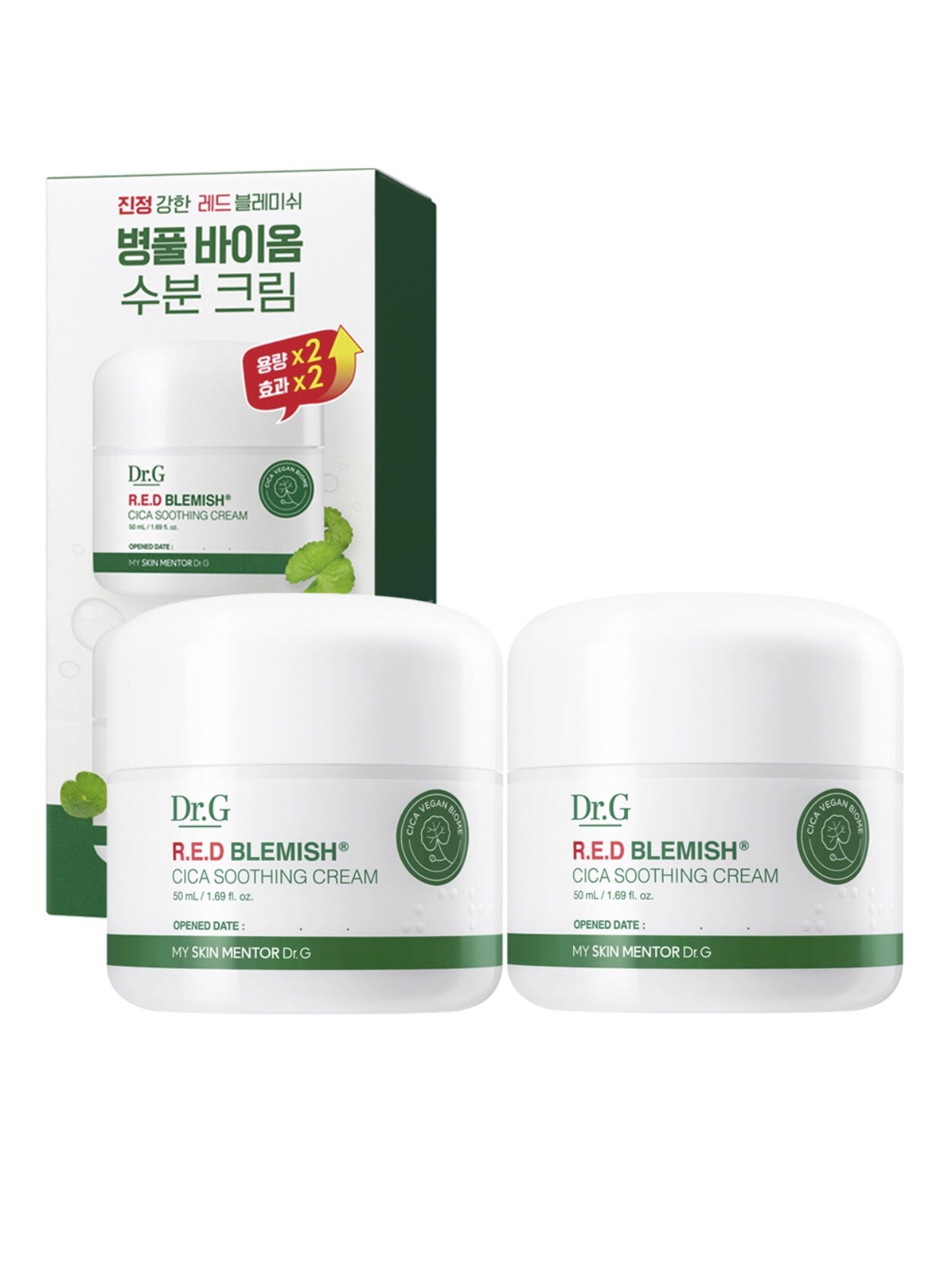 韩国新款茶树面膜DrG蒂迩肌修护清爽保湿面霜补水精华霜敏感肌1 1