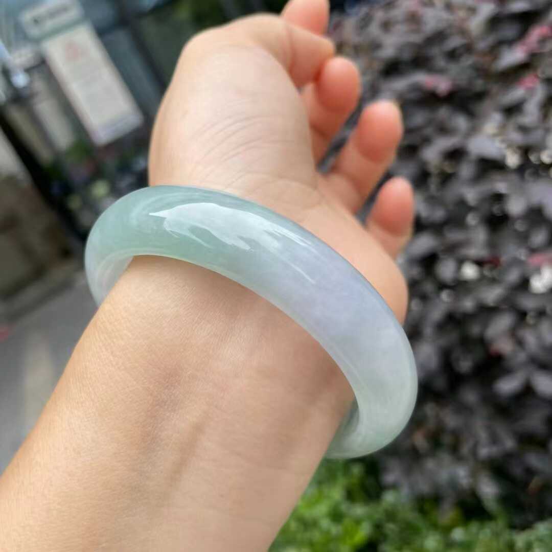 [超级划算 1.9万] 缅甸天然翡翠手镯冰糯种正圈玉镯子带证书
