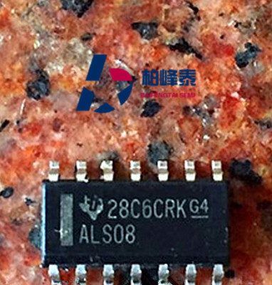 SN74ALS08DR丝印：ALS08 SOP-14 TI进口正品 IC配套 可直拍