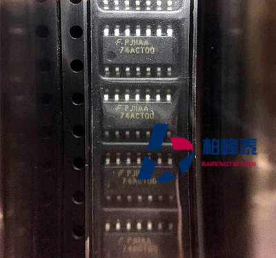 74ACT00SCX 丝印：74ACT00 SOP-14 FSC正品 IC配套 可直拍