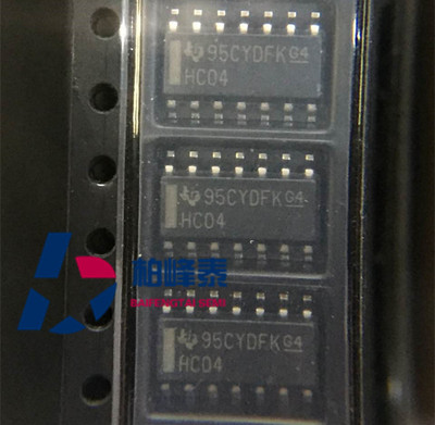 SN74HC04DR 丝印：HC04 SOP-14 TI正品 IC配套 可直拍