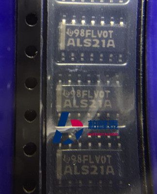 SN74ALS21ADR丝印：ALS21A SOP-14 TI进口正品 IC配套 可直拍