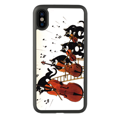 iPhone13猫咪大小提琴防摔手机壳